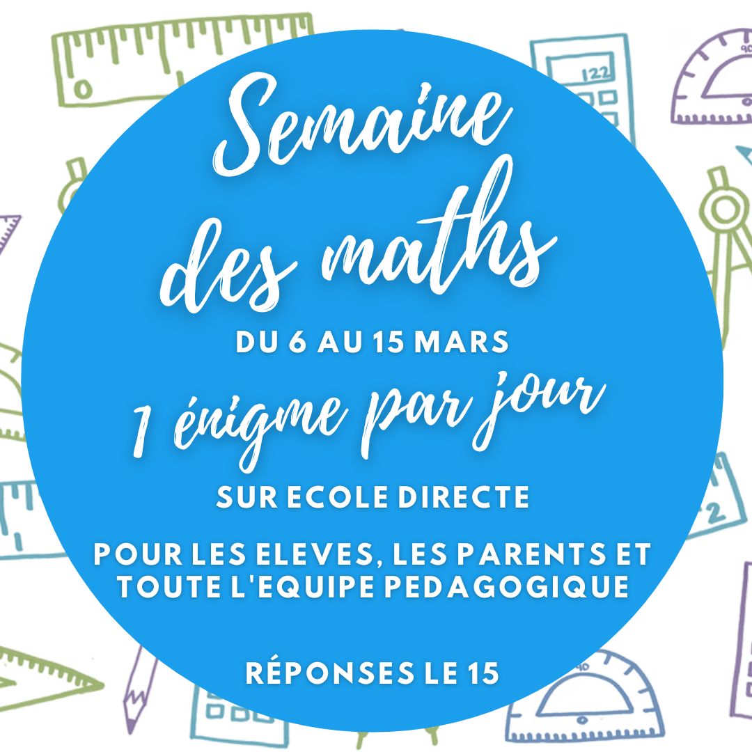 La semaine des maths au collège. – "passeport pour l'avenir"